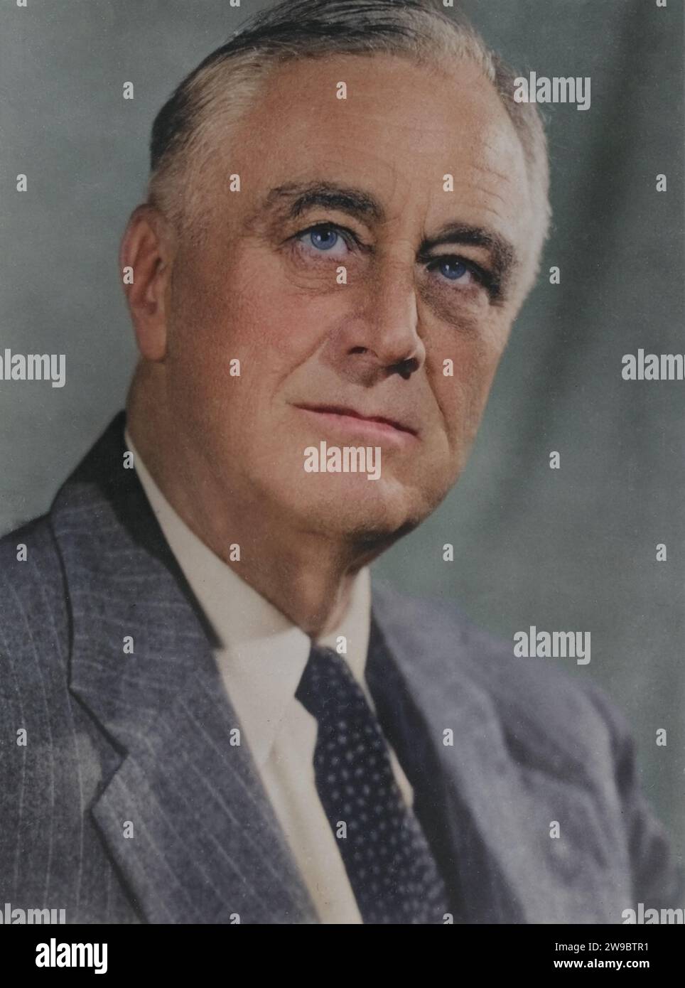 Colorized franklin roosevelt hi-res stock photography and images - Alamy