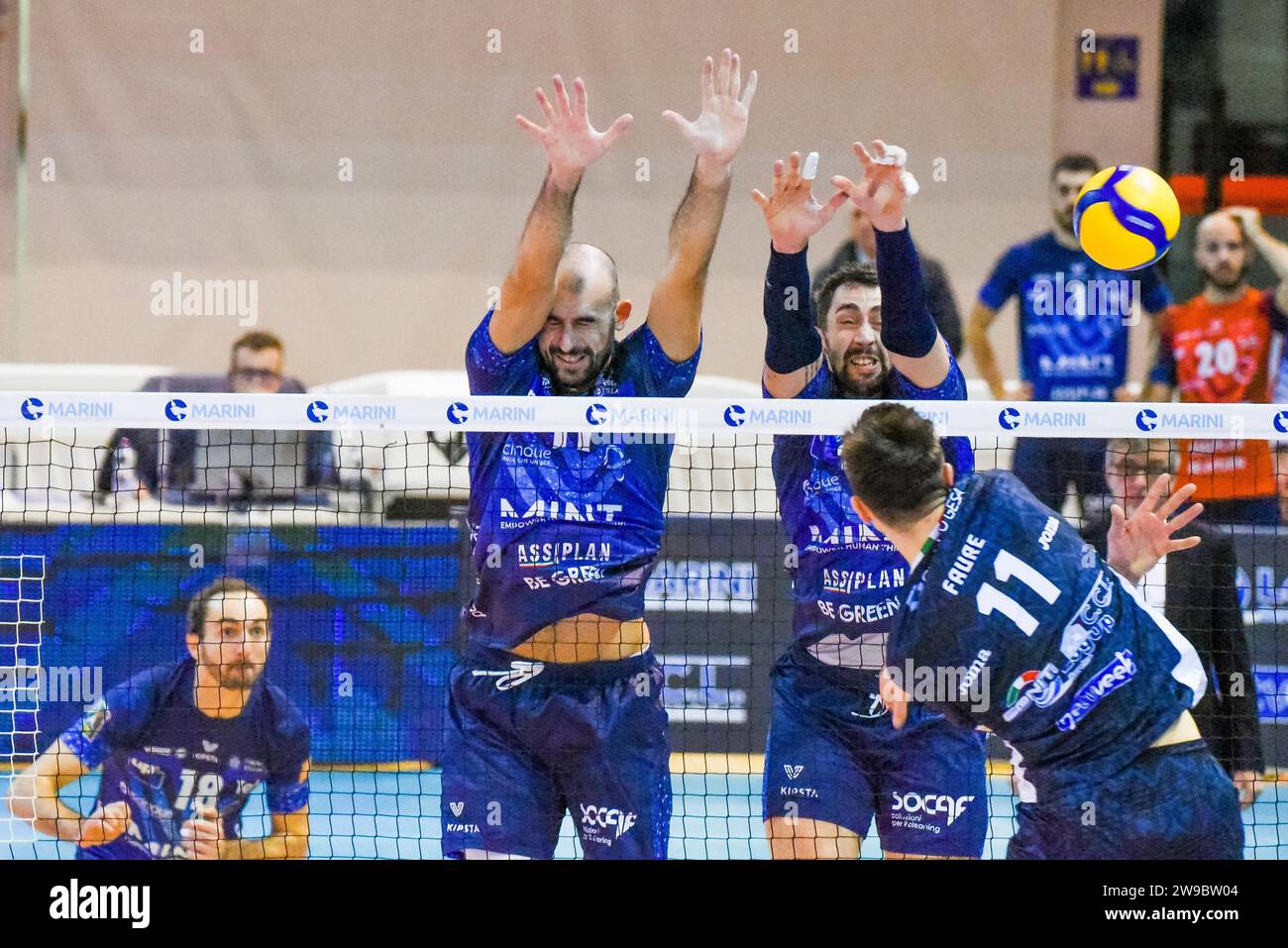 Latina, Italy. 26th Dec, 2023. Faure Theo Alexandre attack (Cisterna ...