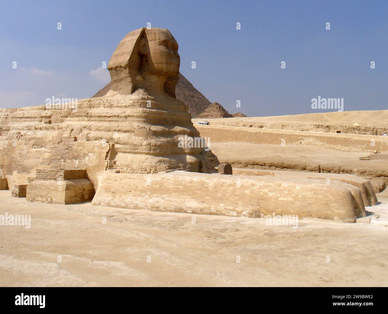 The Great Sphinx at the Giza plateau outside Cairo, Egypt Stock Photo ...