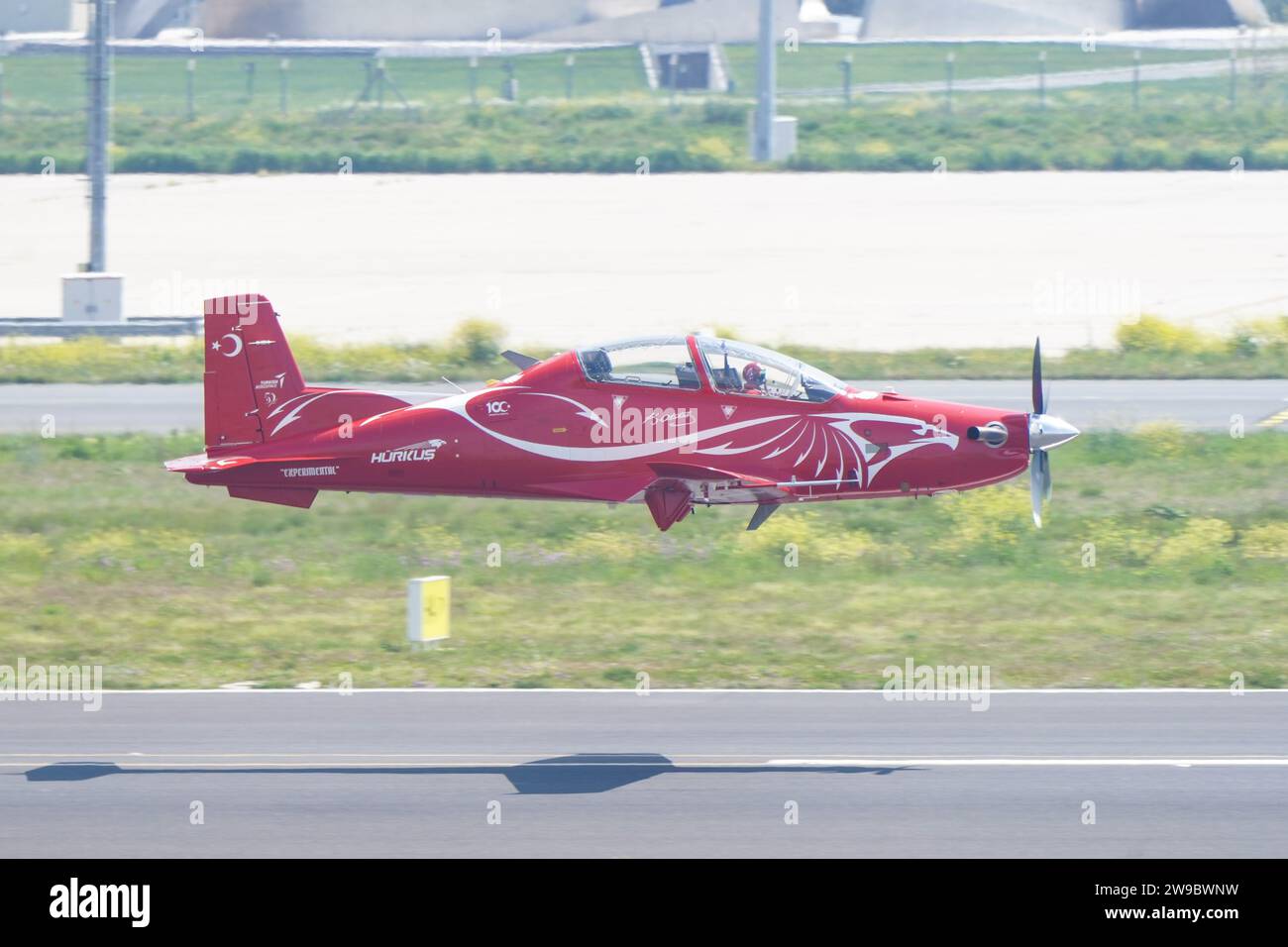ISTANBUL, TURKIYE - APRIL 30, 2023: Turkish Aerospace Industries TAI ...