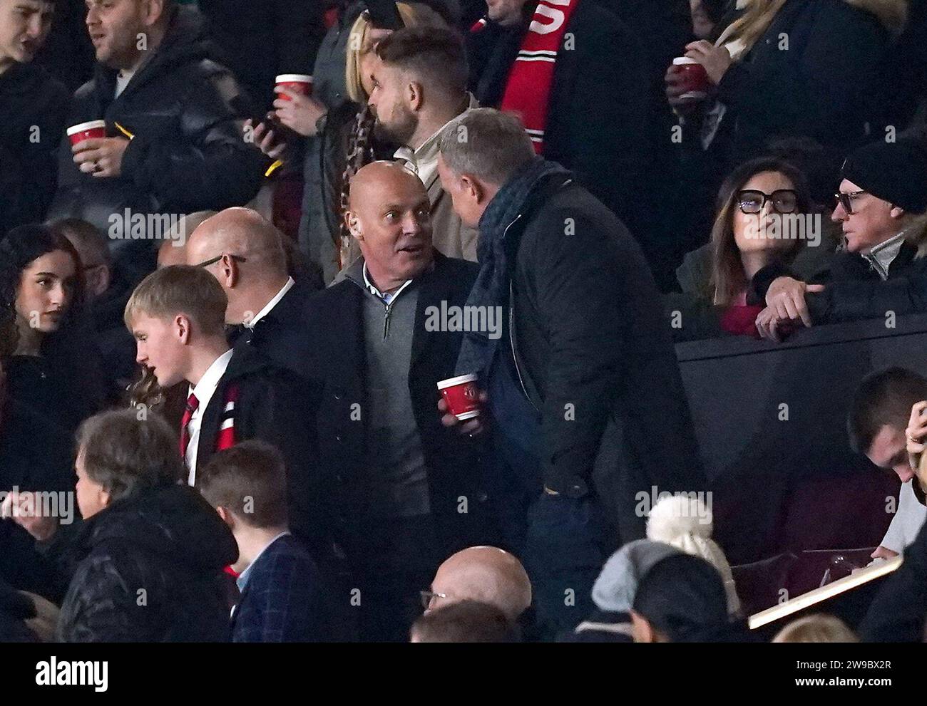 Sir Dave Brailsford in the stands during the Premier League match at ...