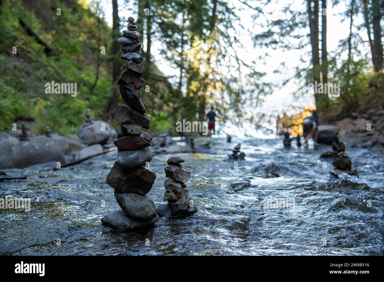 Multnomah waterfalls hi-res stock photography and images - Alamy