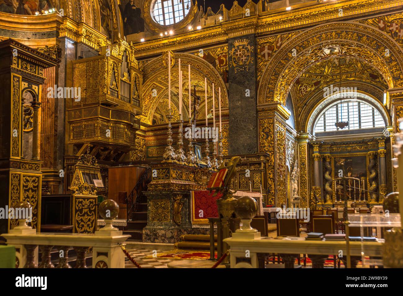 St. John's Co-Cathedral in Valletta, Malta Stock Photo - Alamy