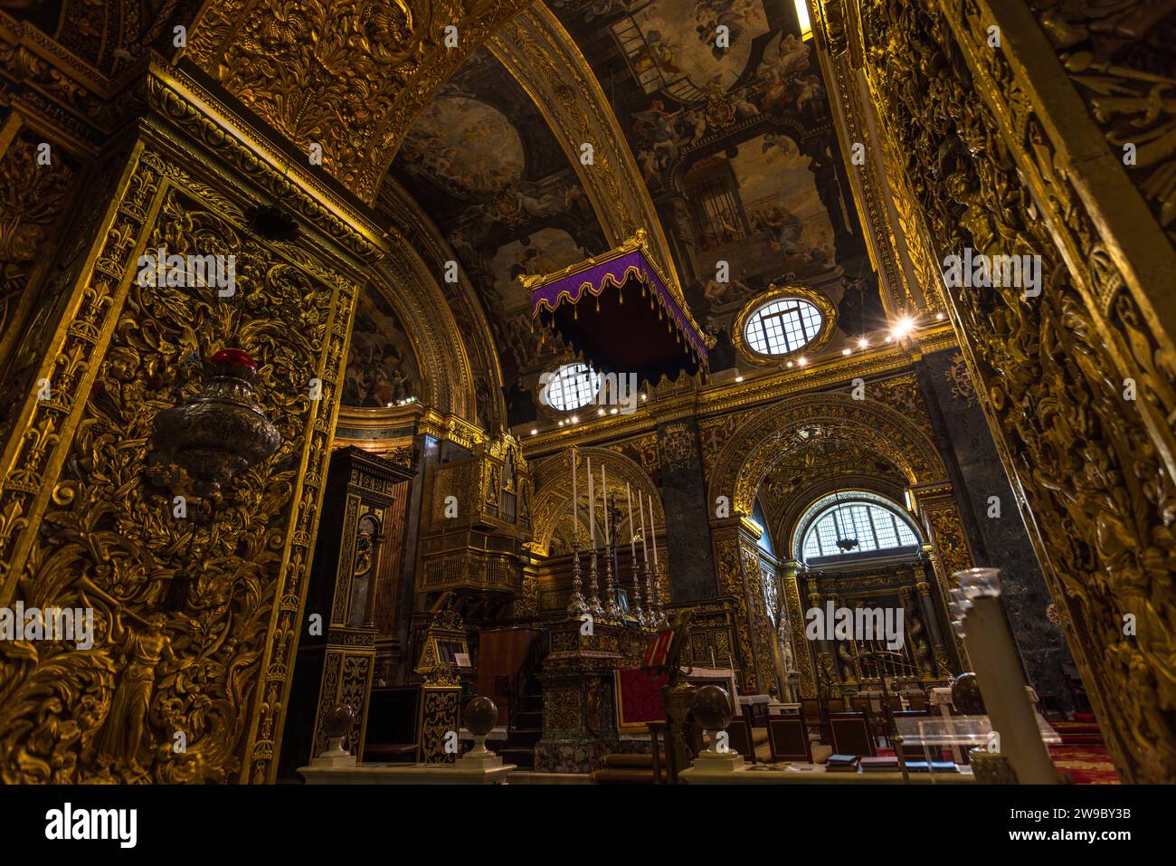 St. John's Co-Cathedral in Valletta, Malta Stock Photo - Alamy