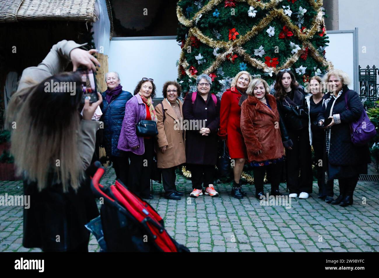 Istanbul, Istanbul, Turkey. 25th Dec, 2023. Christians celebrate the ...