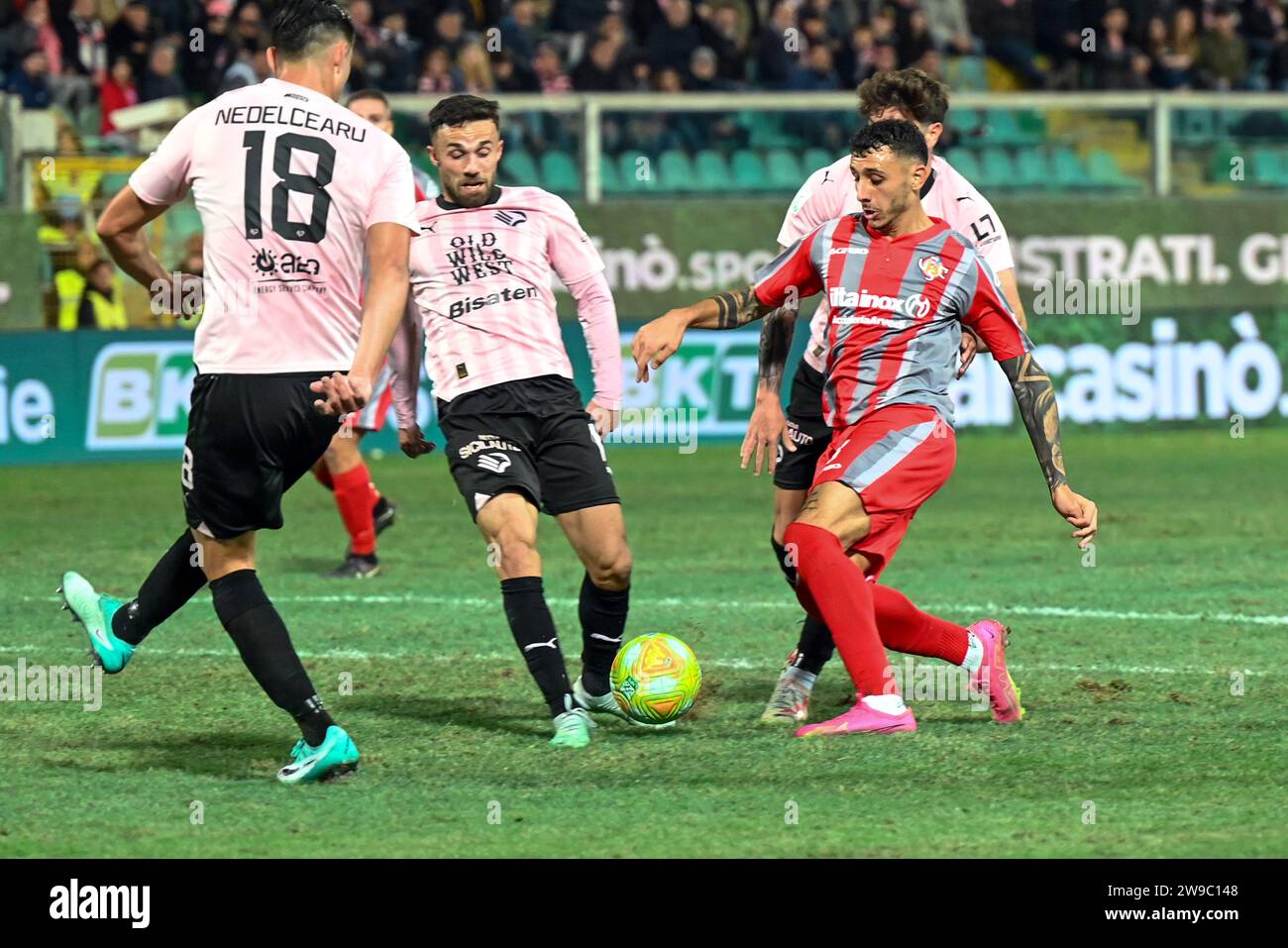 Palermo, Italy. 26th Dec, 2023. Michele Collocolo (U.S. Cremonese) during the Italian Serie BKT ...