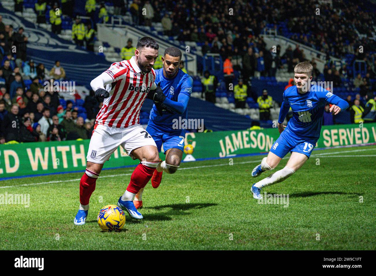 26th December 2023; St Andrews, Birmingham, West Midlands, England; EFL Championship Football ...