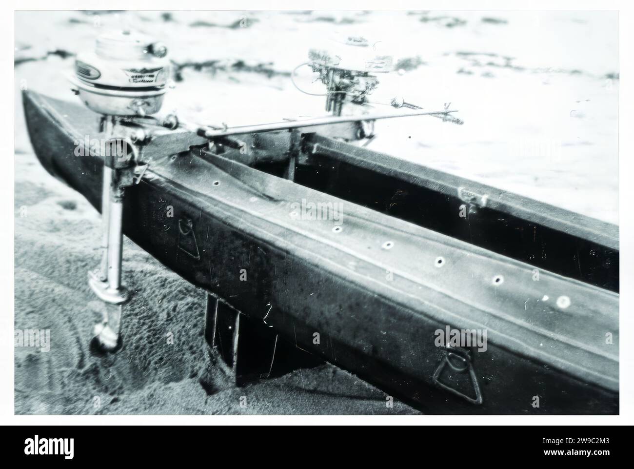 Dual outboard engine mount for a Mk II (Aust) folboat collapsible kayak ...