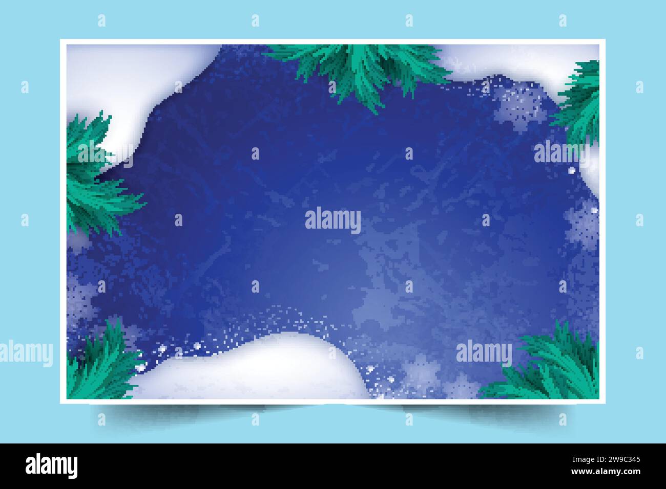 realistic background wintertime season design vector illustration Stock ...