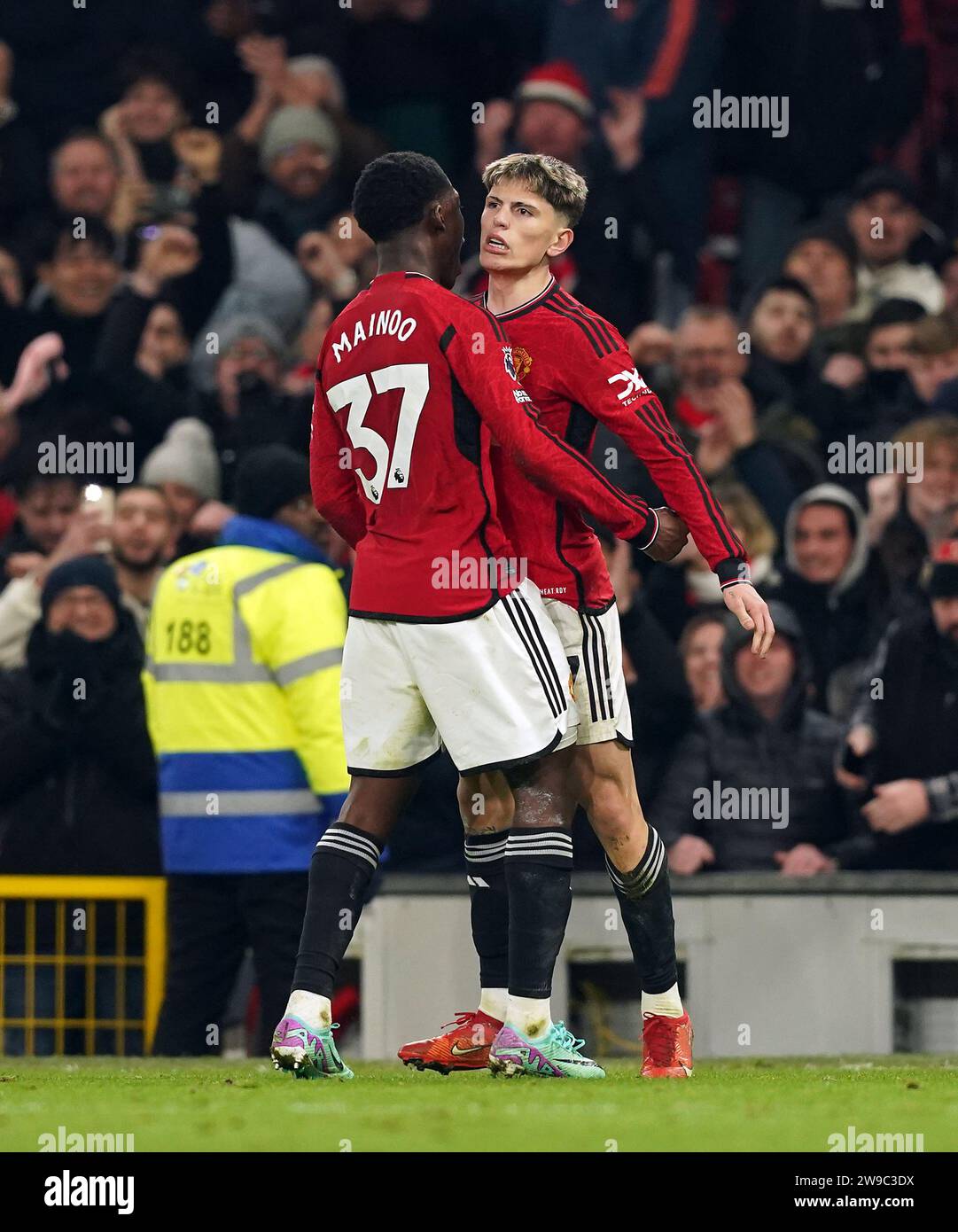 Manchester United's Alejandro Garnacho celebrates scoring their side's ...