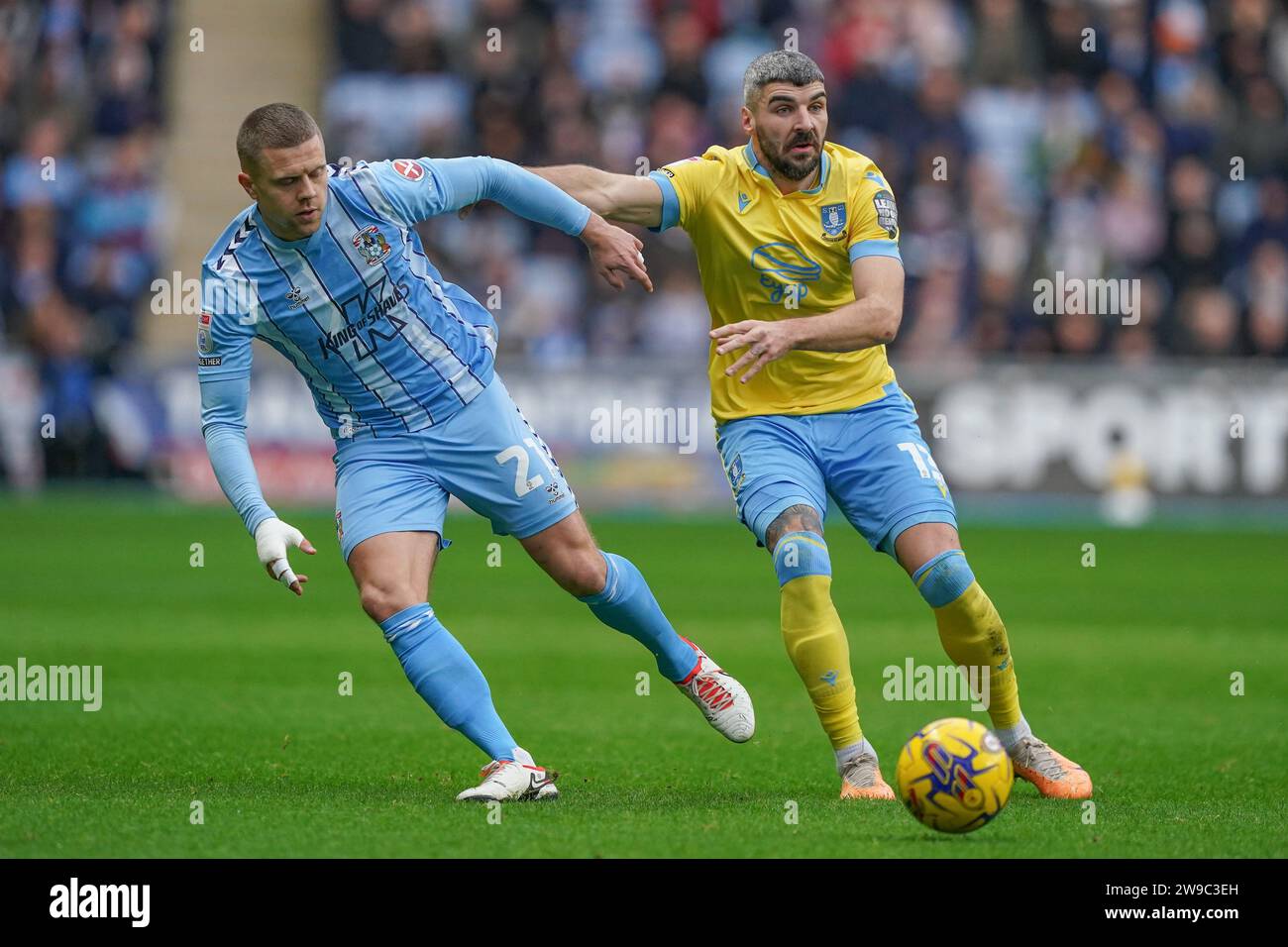 Coventry, UK. 26th Dec, 2023. Coventry City defender Jake Bidwell (21 ...
