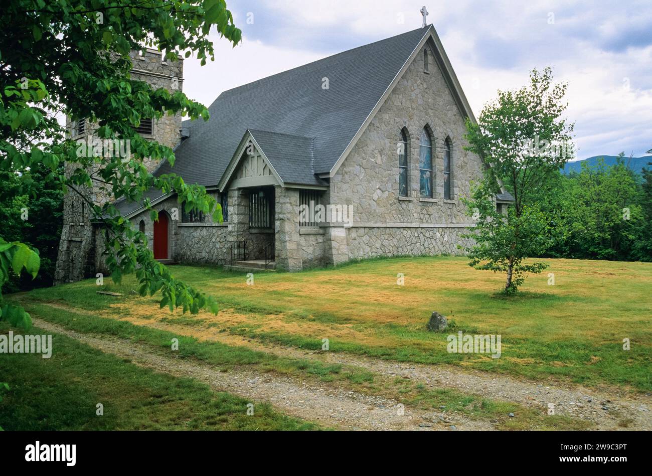 Joseph Stickney Memorial Chapel in Bretton Woods, New Hampshire. Built ...