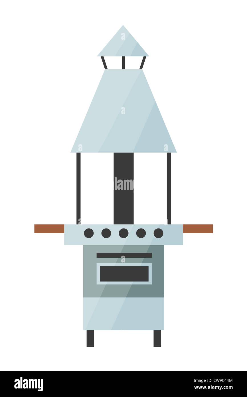 Smoke barbecue grill Stock Vector Image & Art - Alamy