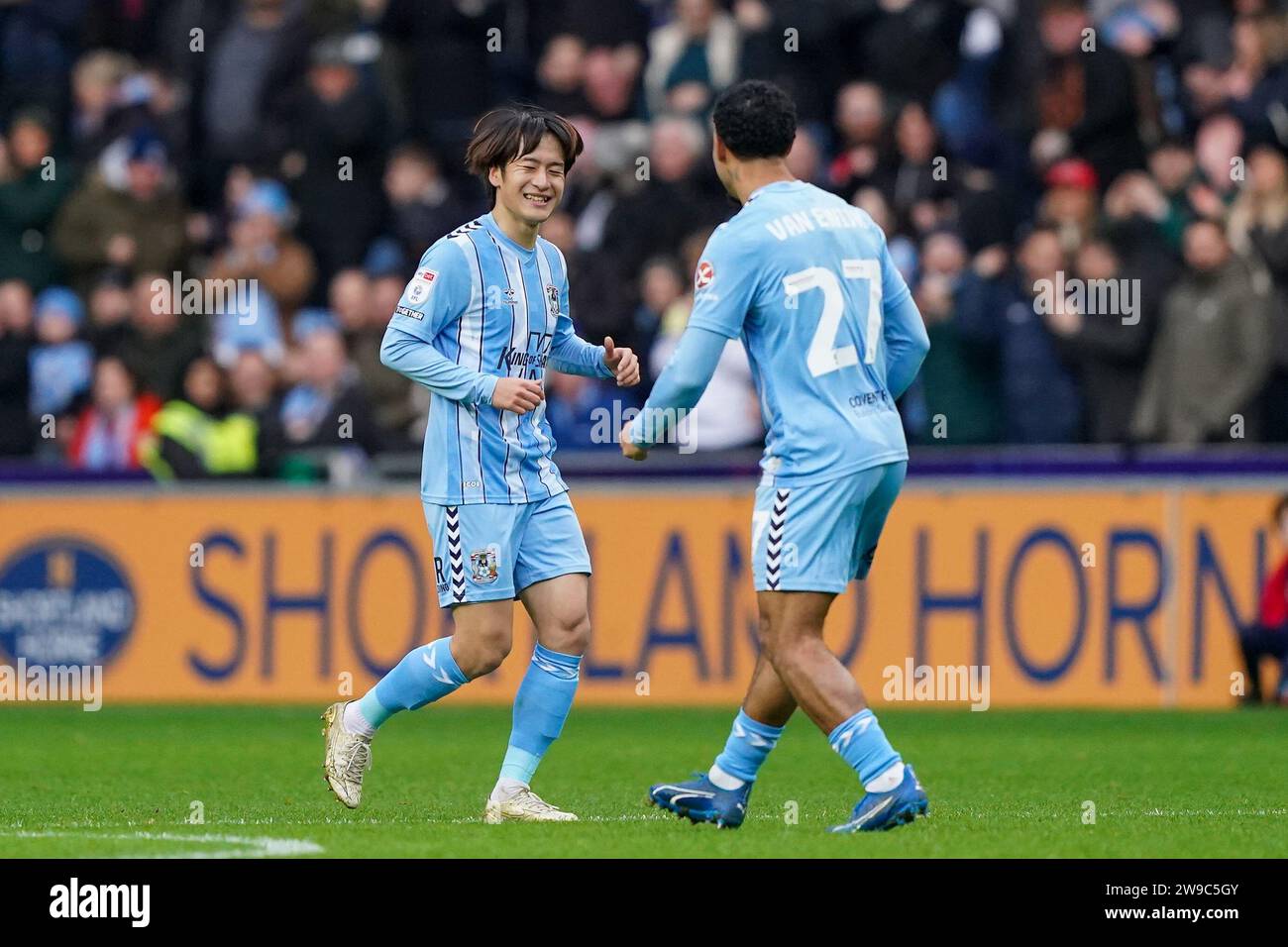 Coventry, UK. 26th Dec, 2023. Coventry City midfielder Tatsuhiro ...