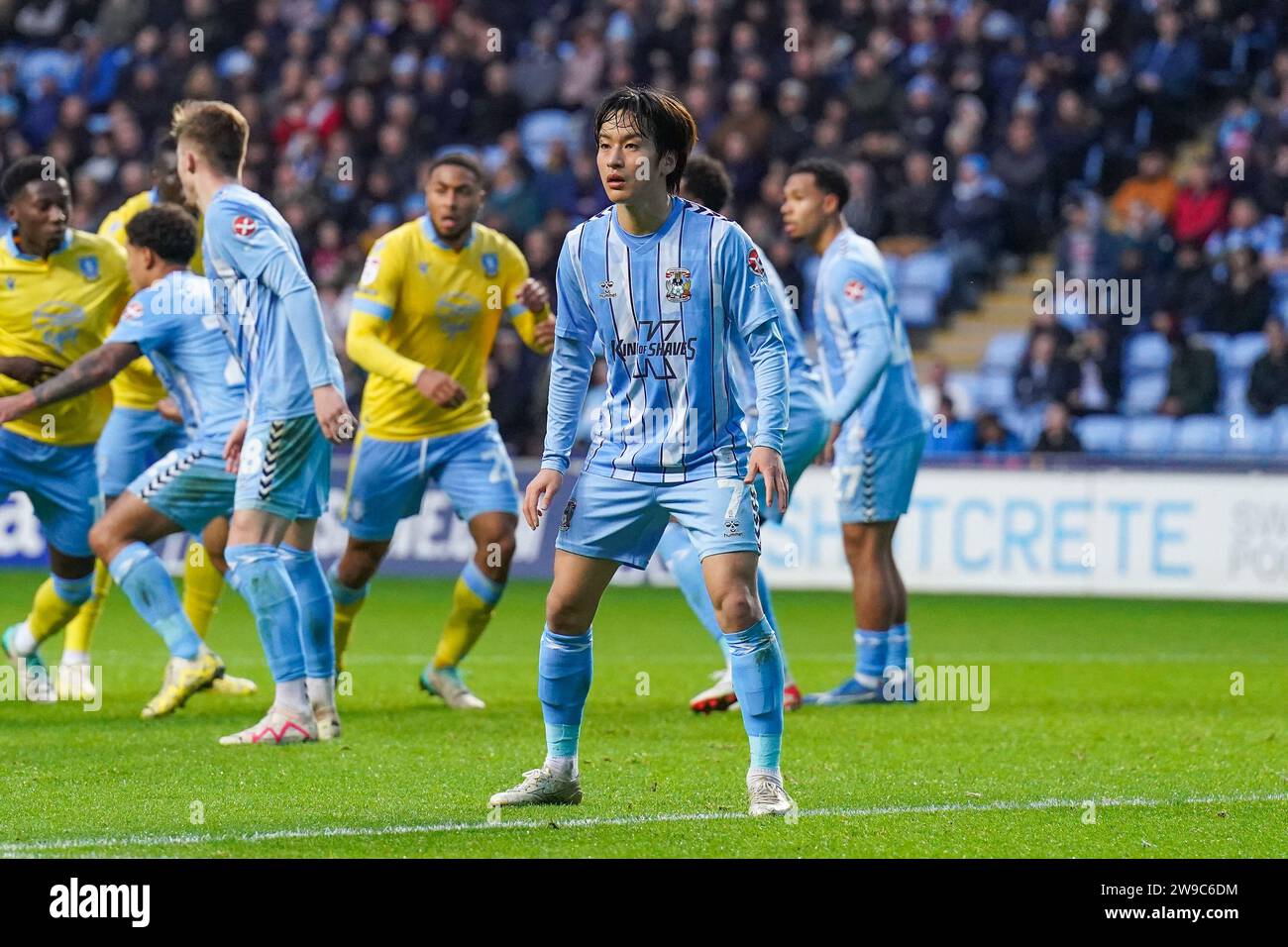 Coventry, UK. 26th Dec, 2023. Coventry City midfielder Tatsuhiro ...