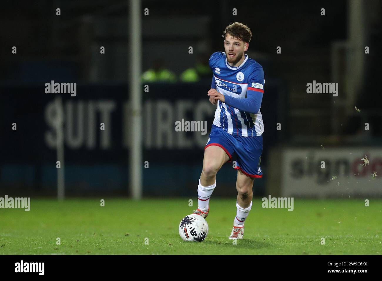 Anthony Gomez Mancini of Hartlepool United in action during the ...