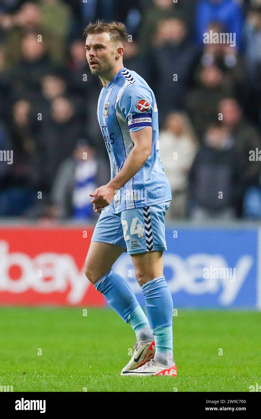 Coventry, UK. 26th Dec, 2023. Coventry City forward Matthew Godden (24 ...