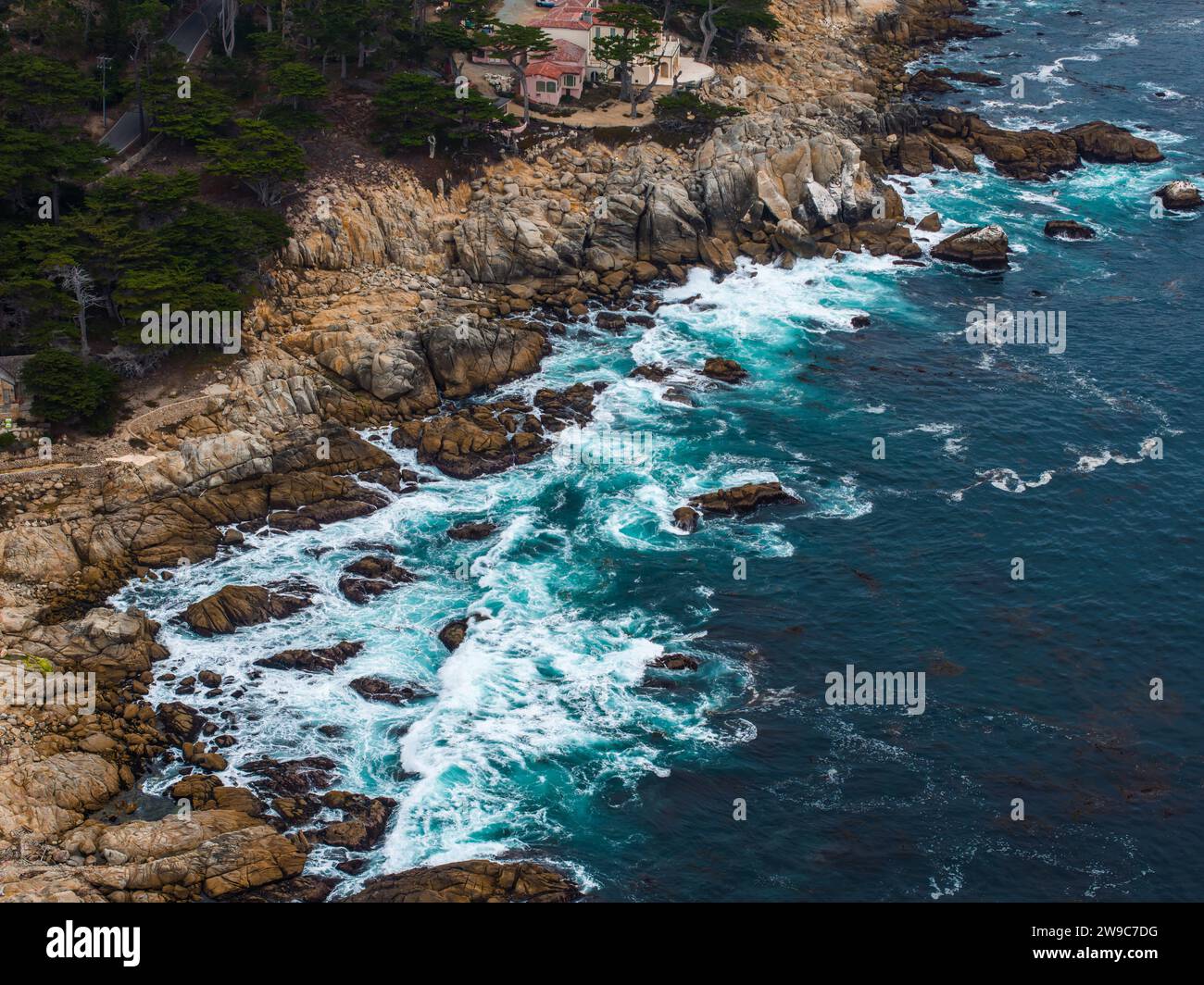 17 mile drive california aerial hi-res stock photography and images - Alamy