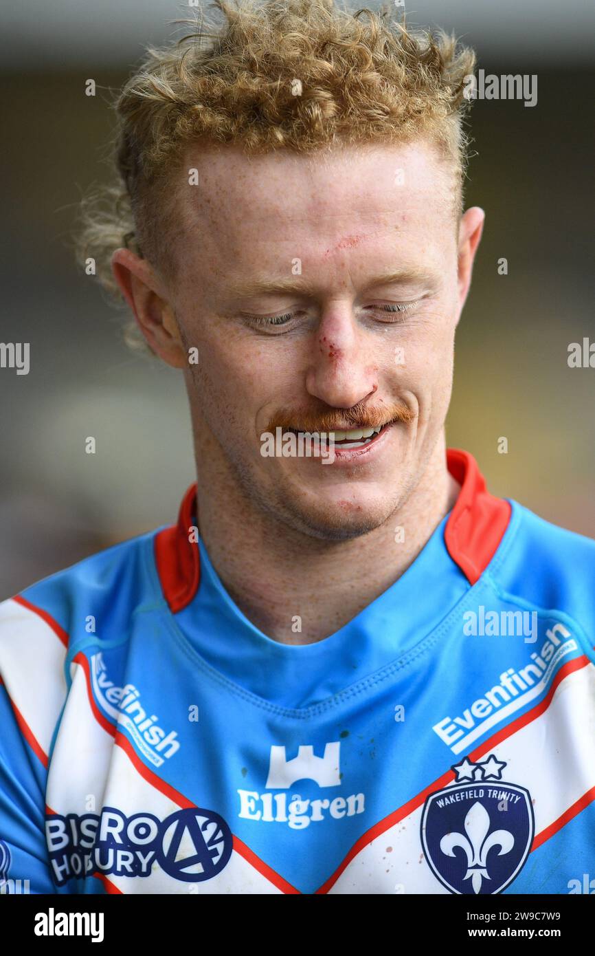 Leeds, England - 26 December 2023 - Wakefield Trinity's Lachlan ...