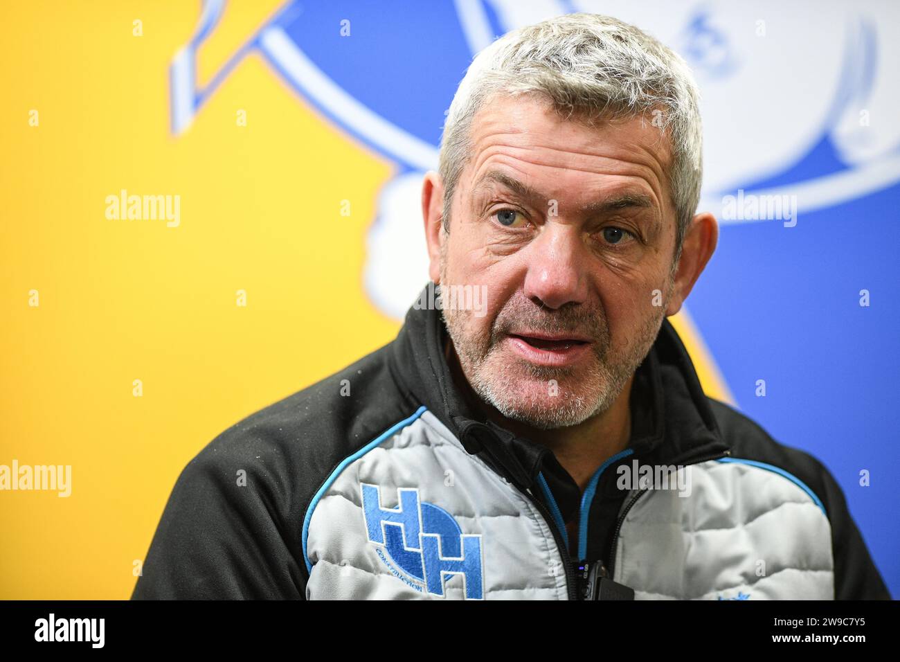 Leeds, England - 26 December 2023 - Darryl Powell Head Coach of ...