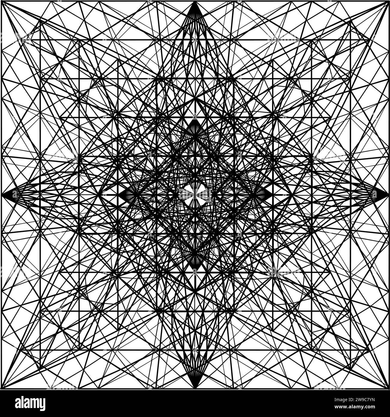 Abstract Construction Structure Vector. A Vector Illustration Of ...