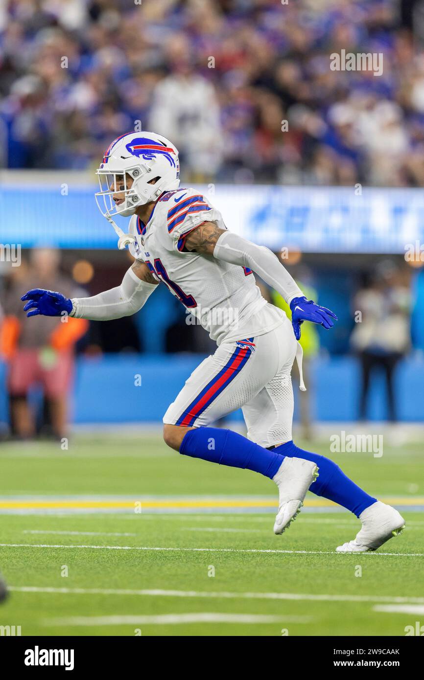 Buffalo Bills safety Jordan Poyer (21) against the Los Angeles Chargers ...