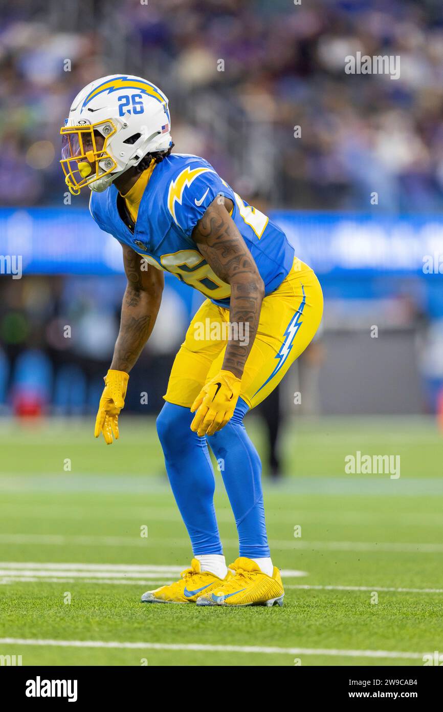 Los Angeles Chargers cornerback Asante Samuel, Jr. (26) against the ...