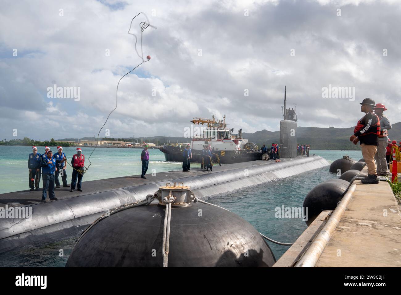 231221-N-KE573-1019 U.S. NAVAL BASE GUAM (Dec. 21, 2023) – Sailors ...