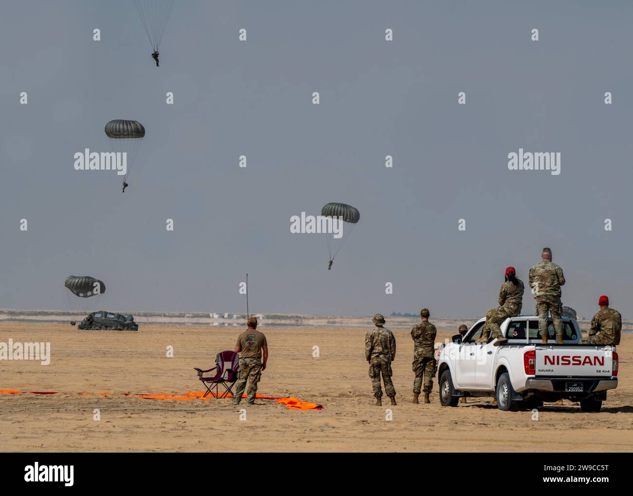 U.S. Army personnel assigned to the 165th Quartermaster Brigade Aerial ...