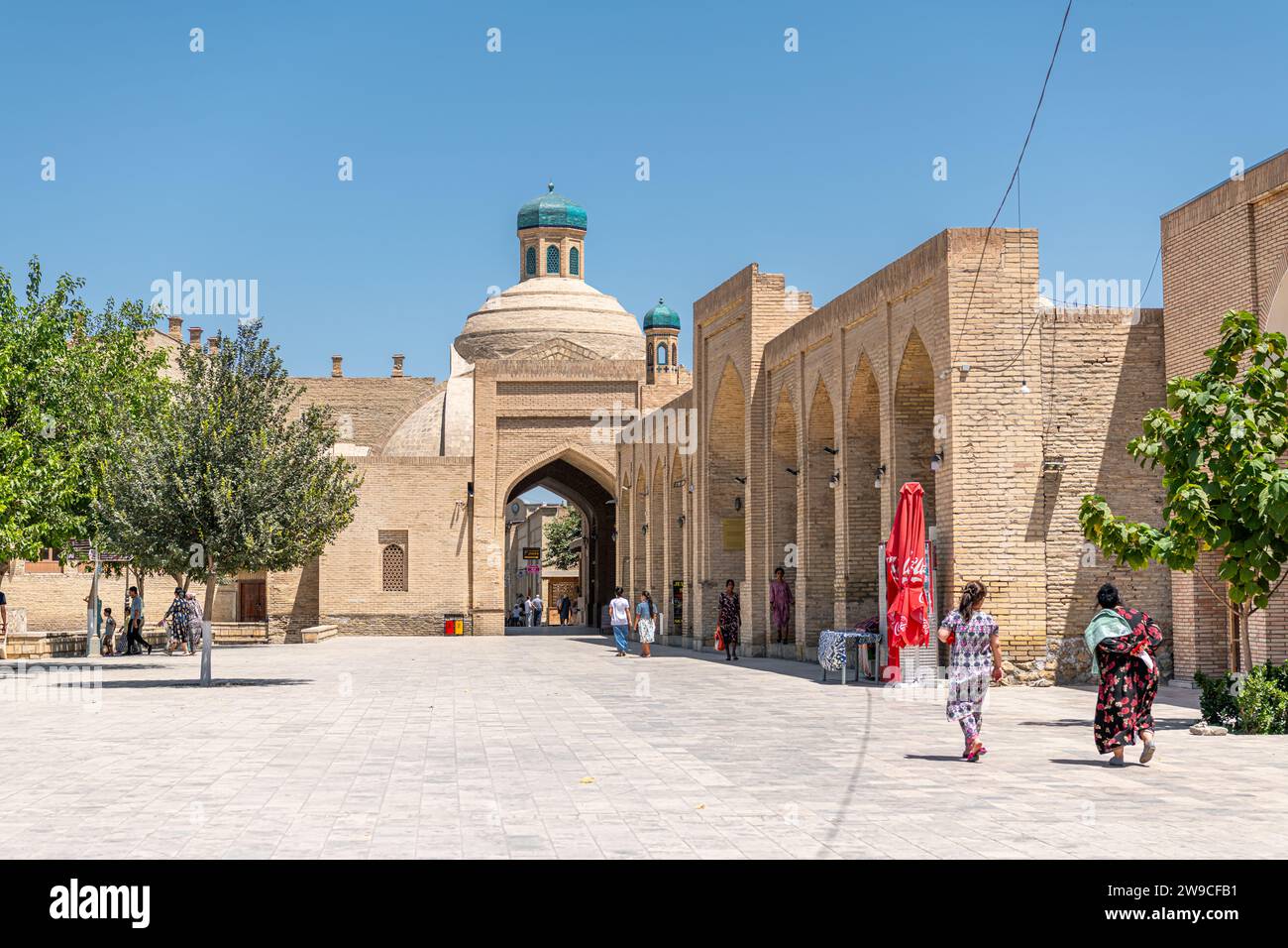 JUNE 28th, 2023, BUKHARA, UZBEKISTAN: Main building of Toqi Sarrofon ...