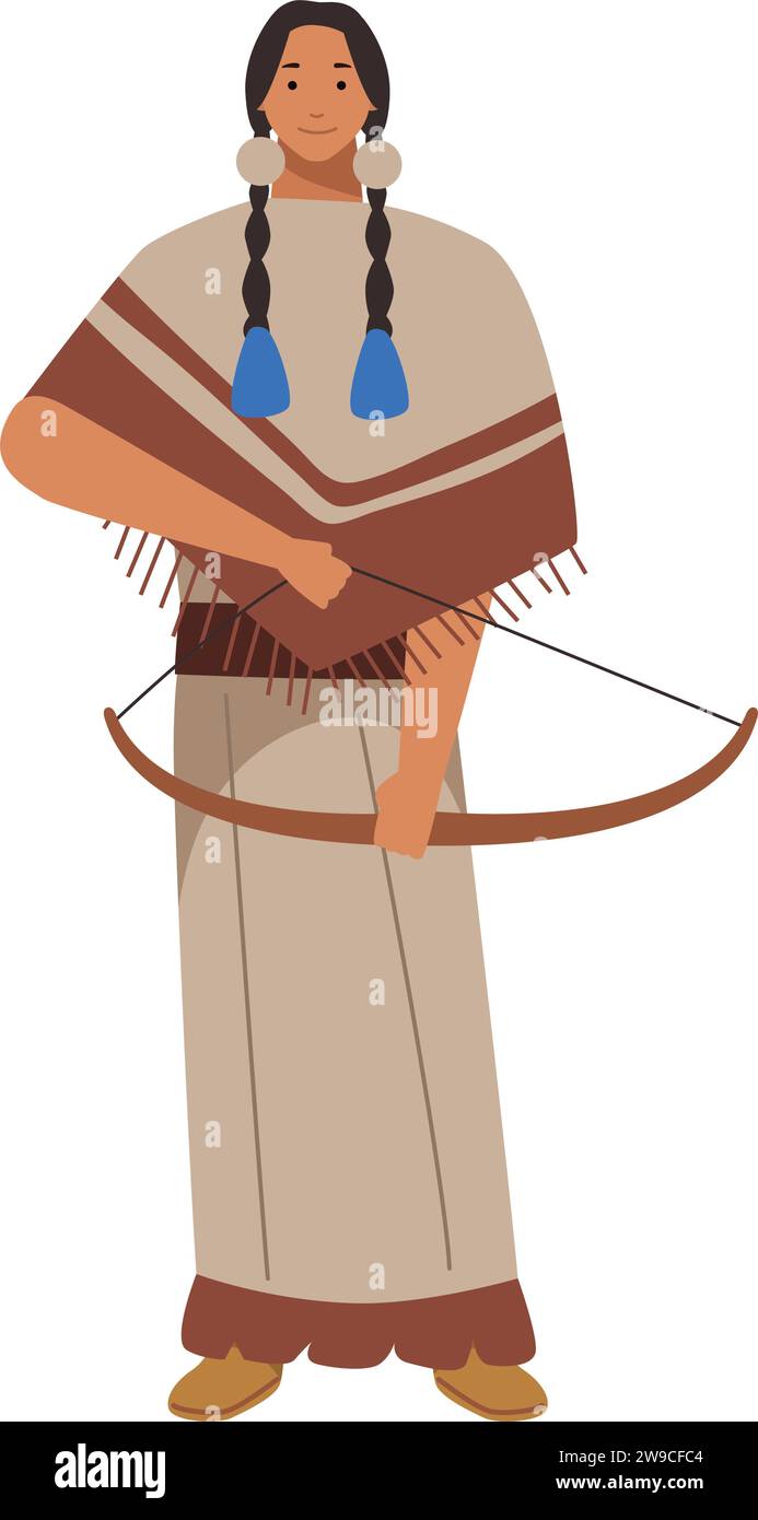 native american woman portrait Stock Vector Image & Art - Alamy