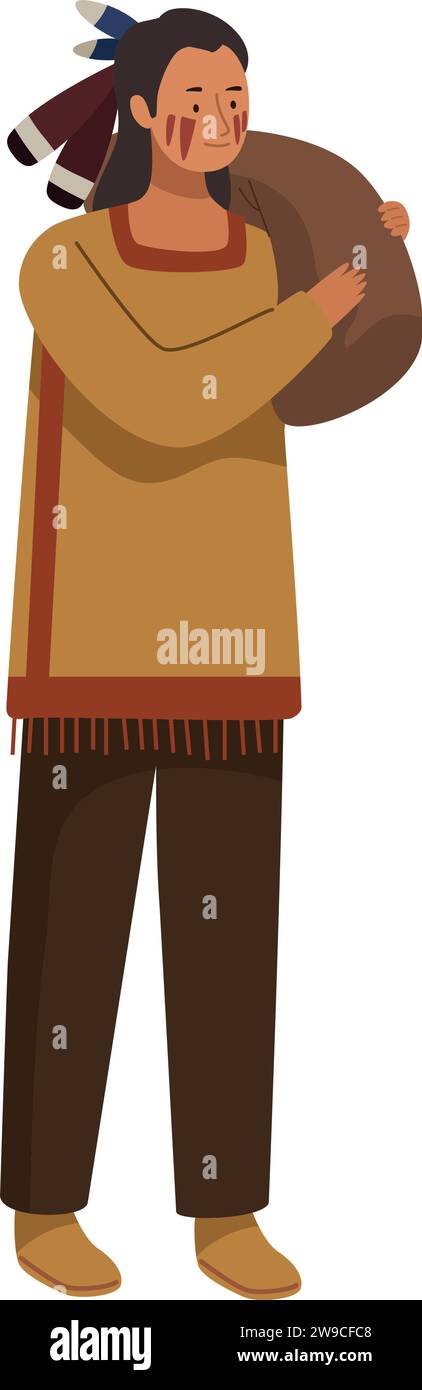 native american man design Stock Vector Image & Art - Alamy
