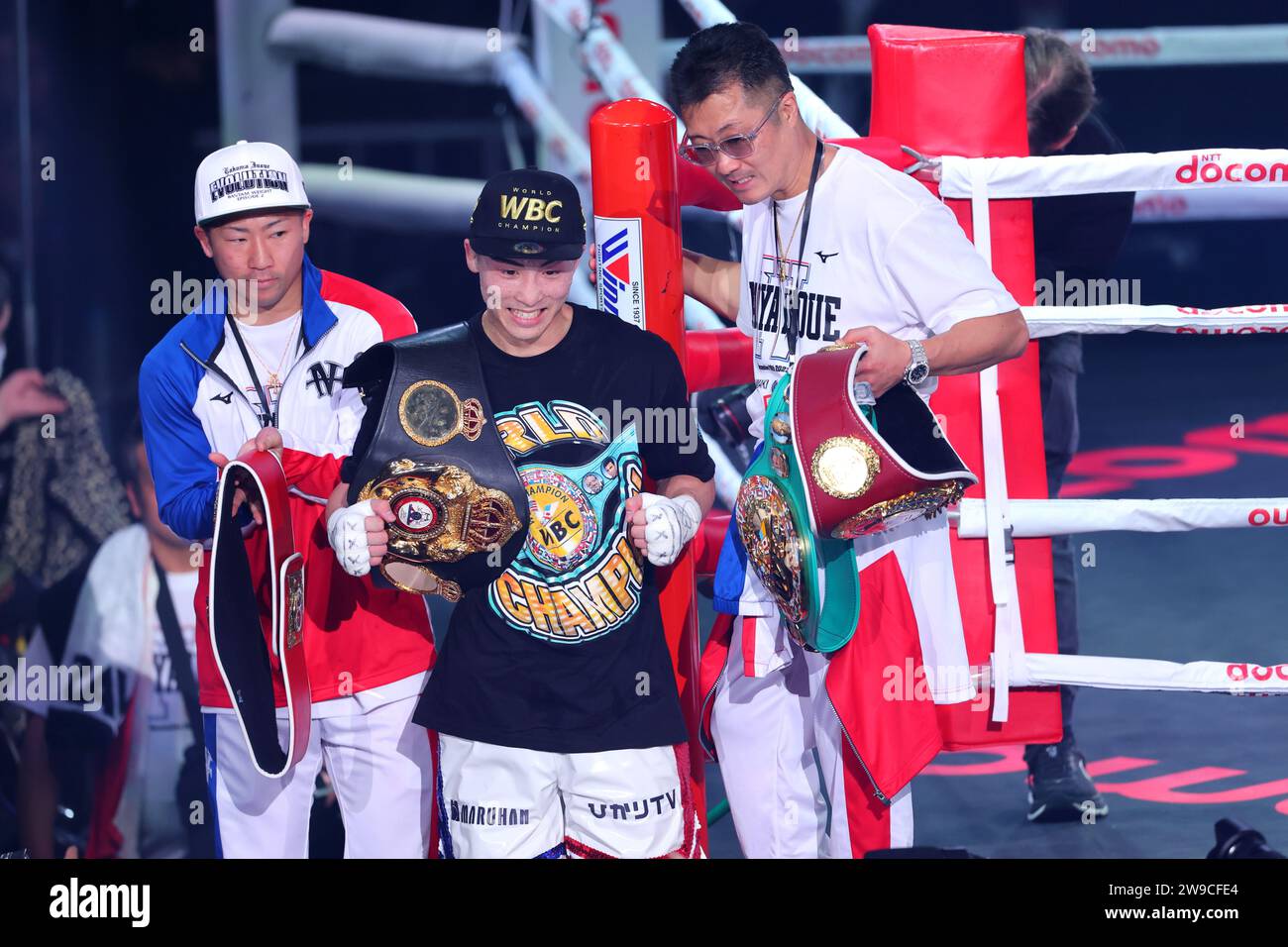 Tokyo, Japan. 26th Dec, 2023. (L-R) Naoya Inoue (JPN), Shingo Inoue Boxing : The WBA, WBC, WBO ...
