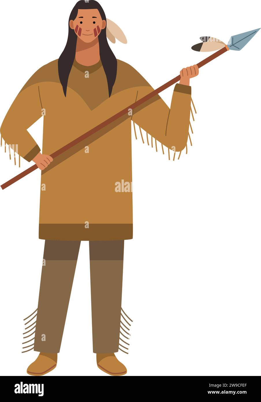 native american warrior Stock Vector Image & Art - Alamy