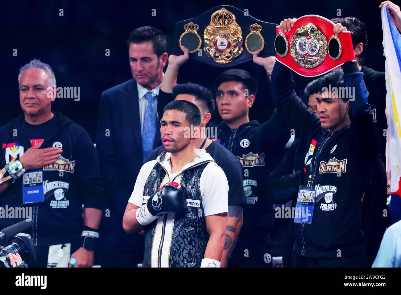 Tokyo, Japan. 26th Dec, 2023. Marlon Tapales (PHI) Boxing : The WBA, WBC, WBO and IBF world ...