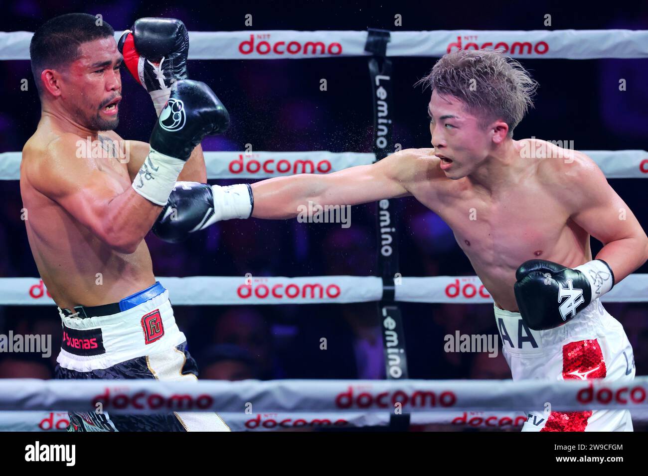 Tokyo, Japan. 26th Dec, 2023. (L-R) Marlon Tapales (PHI), Naoya Inoue ...