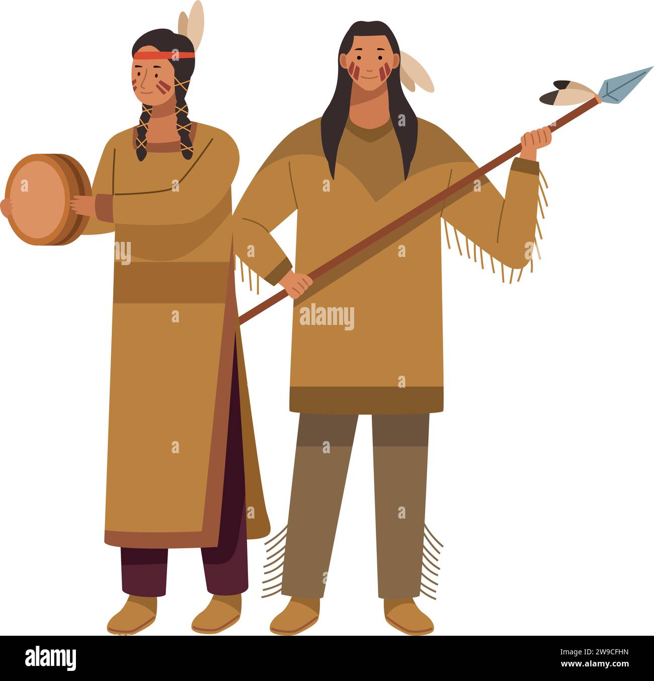 native american people Stock Vector Image & Art - Alamy