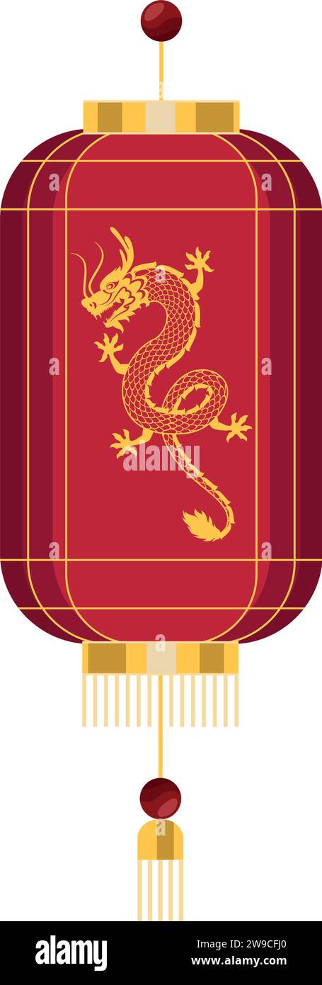 dragon 2024 chinese new year lamp Stock Vector Image & Art - Alamy