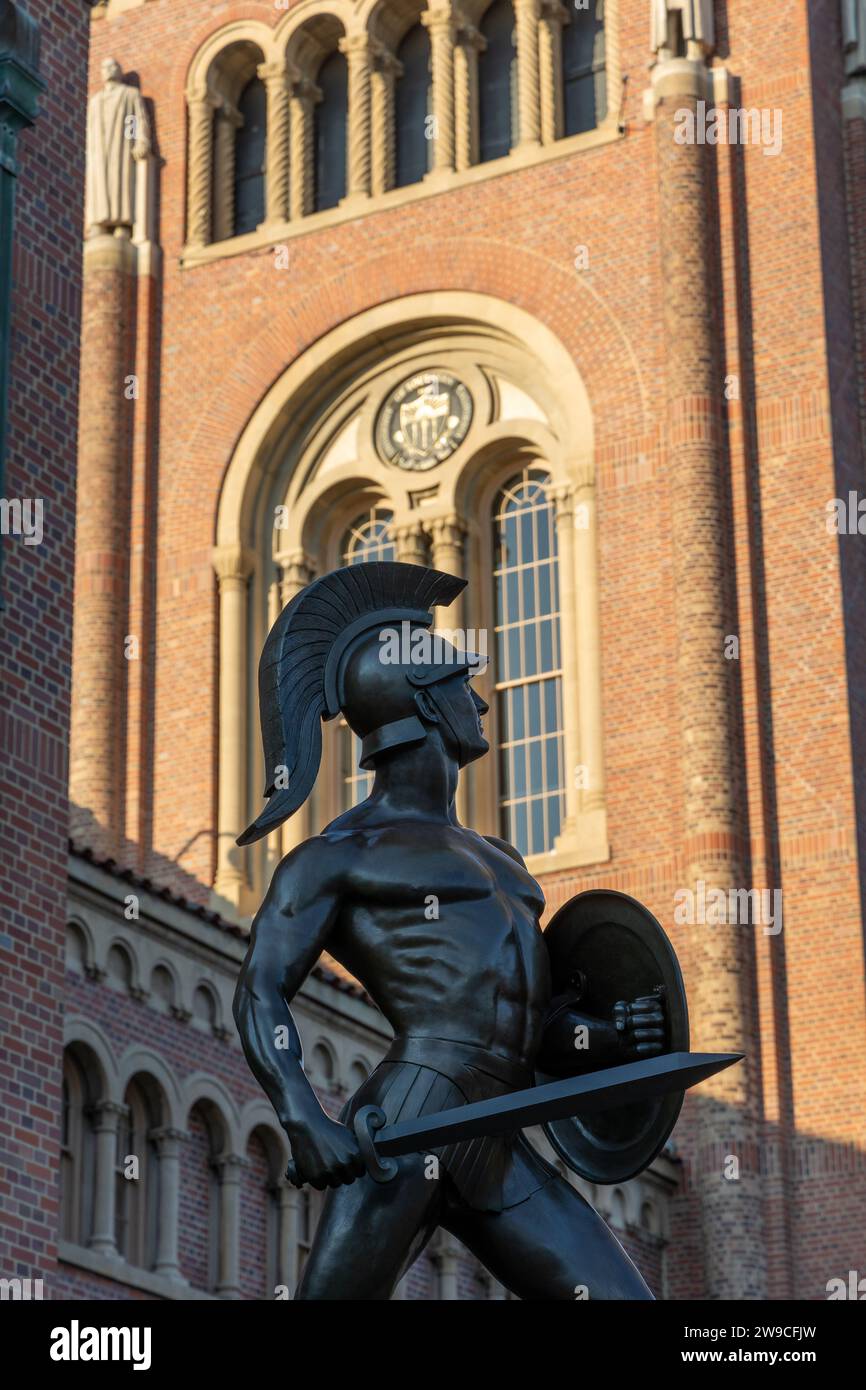 Trojan statue usc hi-res stock photography and images - Alamy