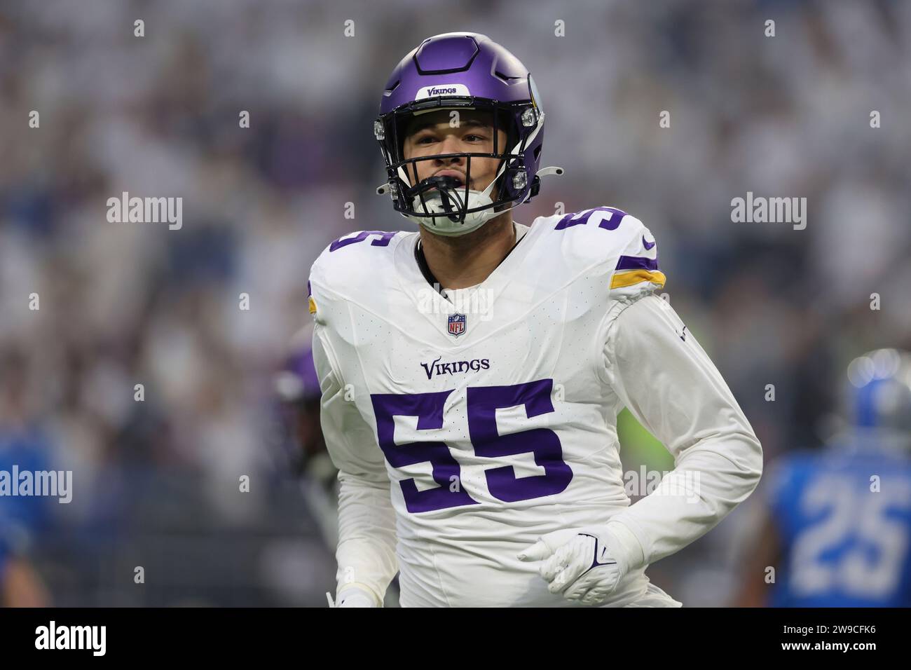 Minnesota Vikings linebacker Andre Carter II (55) moves during the ...