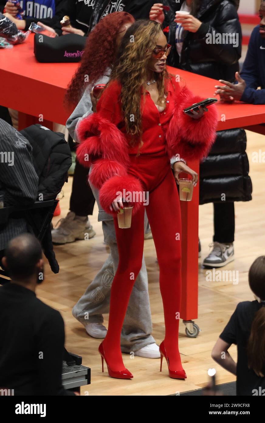 WASHINGTON, D.C. - DECEMBER 26: Winnie Harlow attends the Washington ...