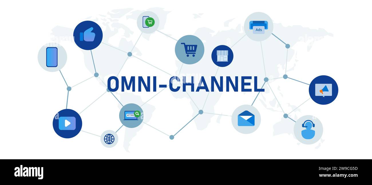 Multi channel marketing business Cut Out Stock Images & Pictures - Alamy