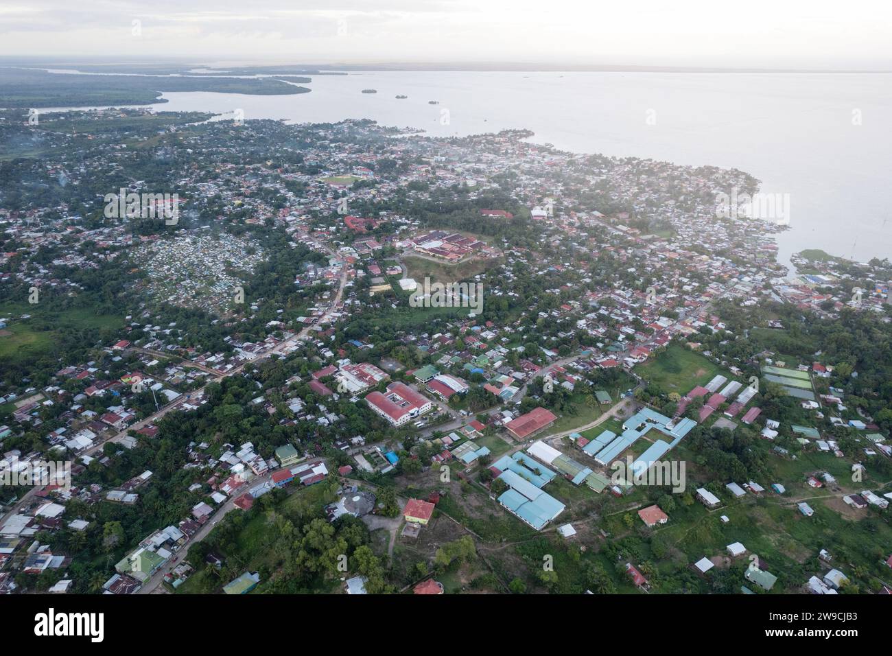 Cityscape bluefields town aerial hi-res stock photography and images ...