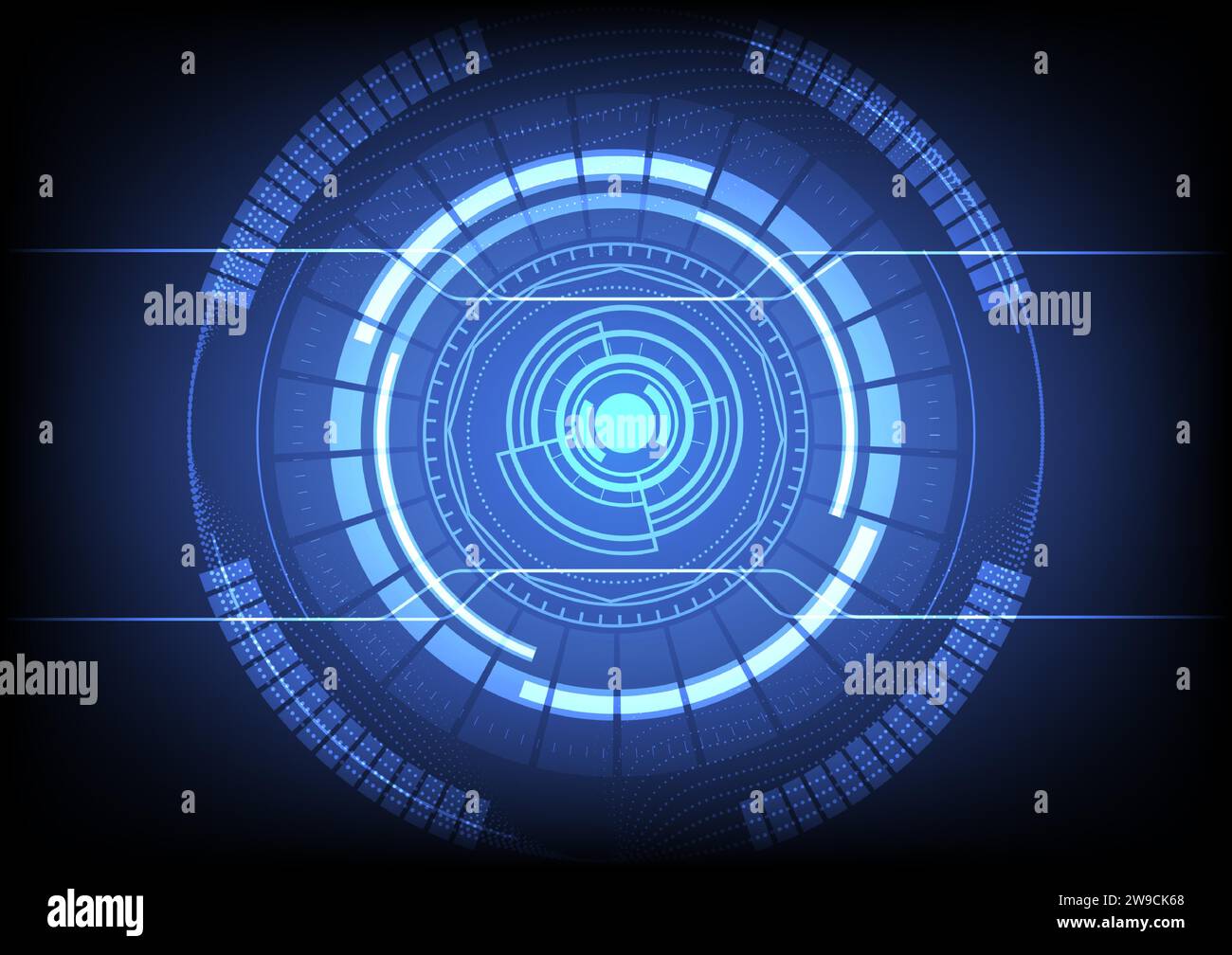 Abstract technology background with blue Hi-tech communication conceptt, stock vector Stock ...