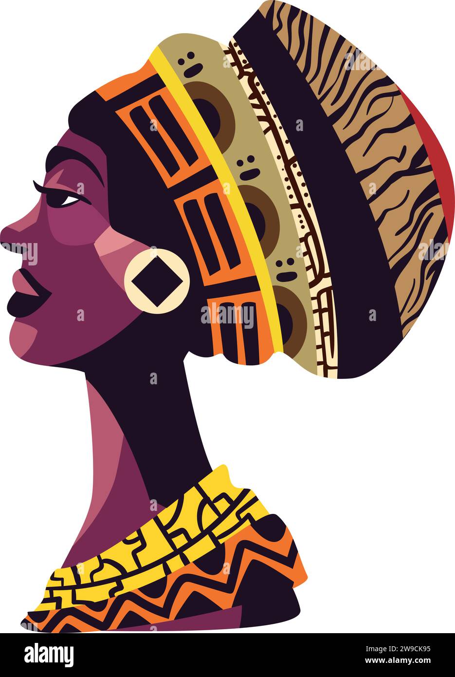gele turban ethnic Stock Vector Image & Art - Alamy