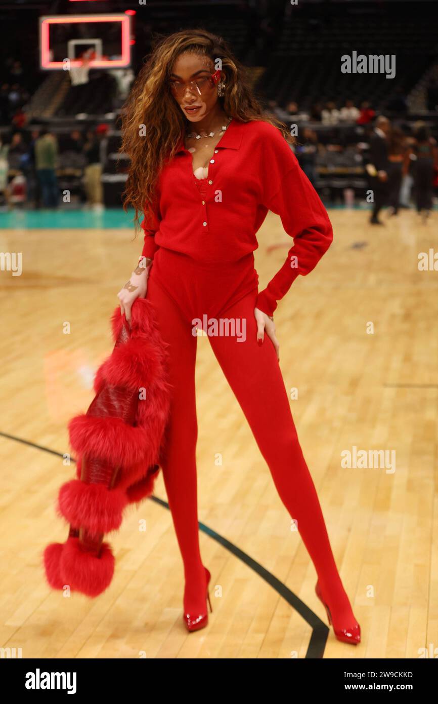WASHINGTON, D.C. - DECEMBER 26: Winnie Harlow attends the Washington ...