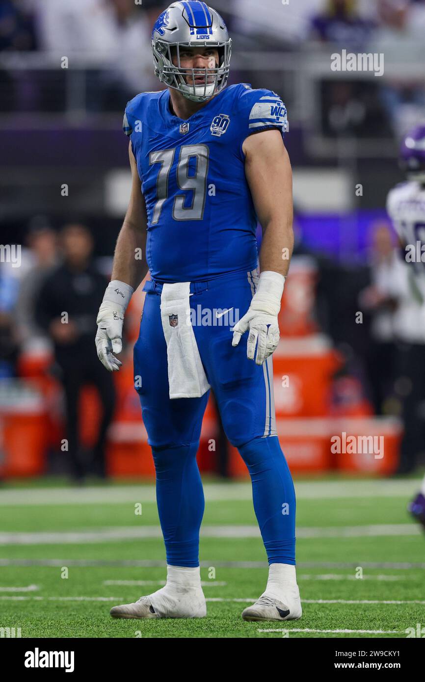 Detroit Lions defensive end John Cominsky (79) in action against the ...