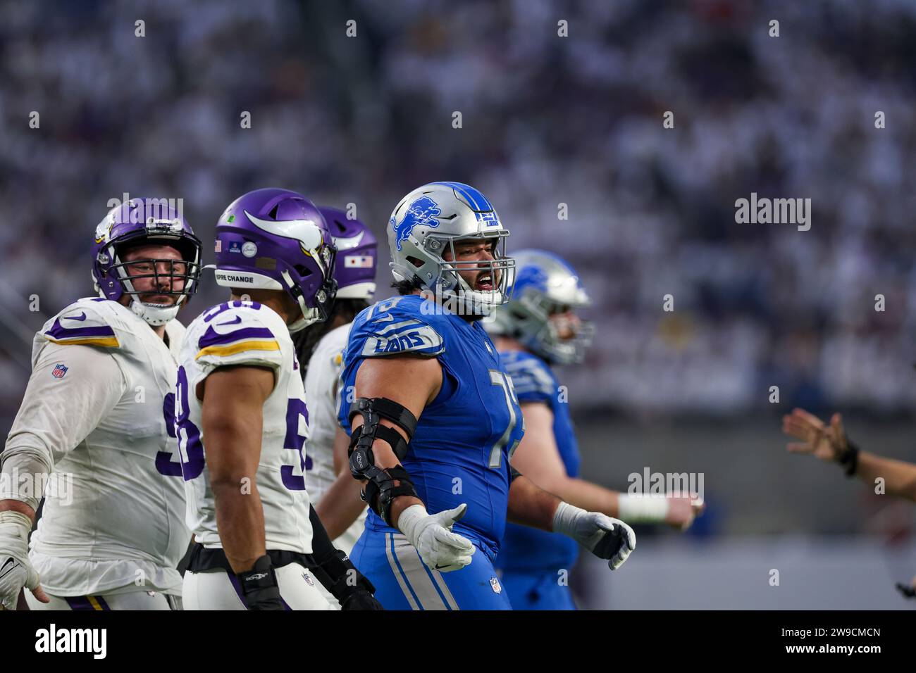 Detroit Lions guard Jonah Jackson (73) in action during the second half ...
