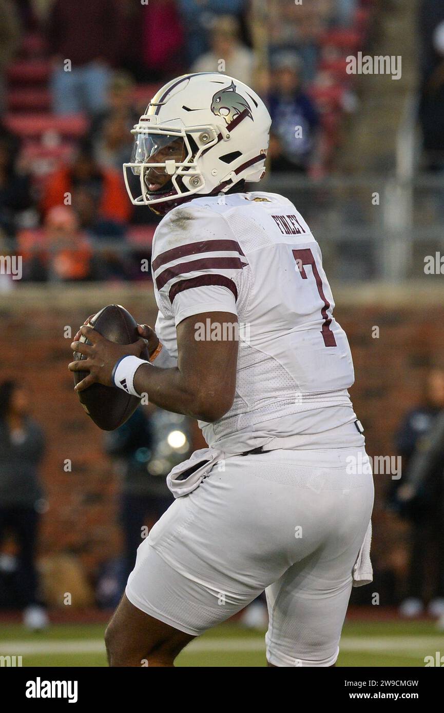 December 26, 2023: Texas State Bobcats quarterback TJ Finley (7) throws ...