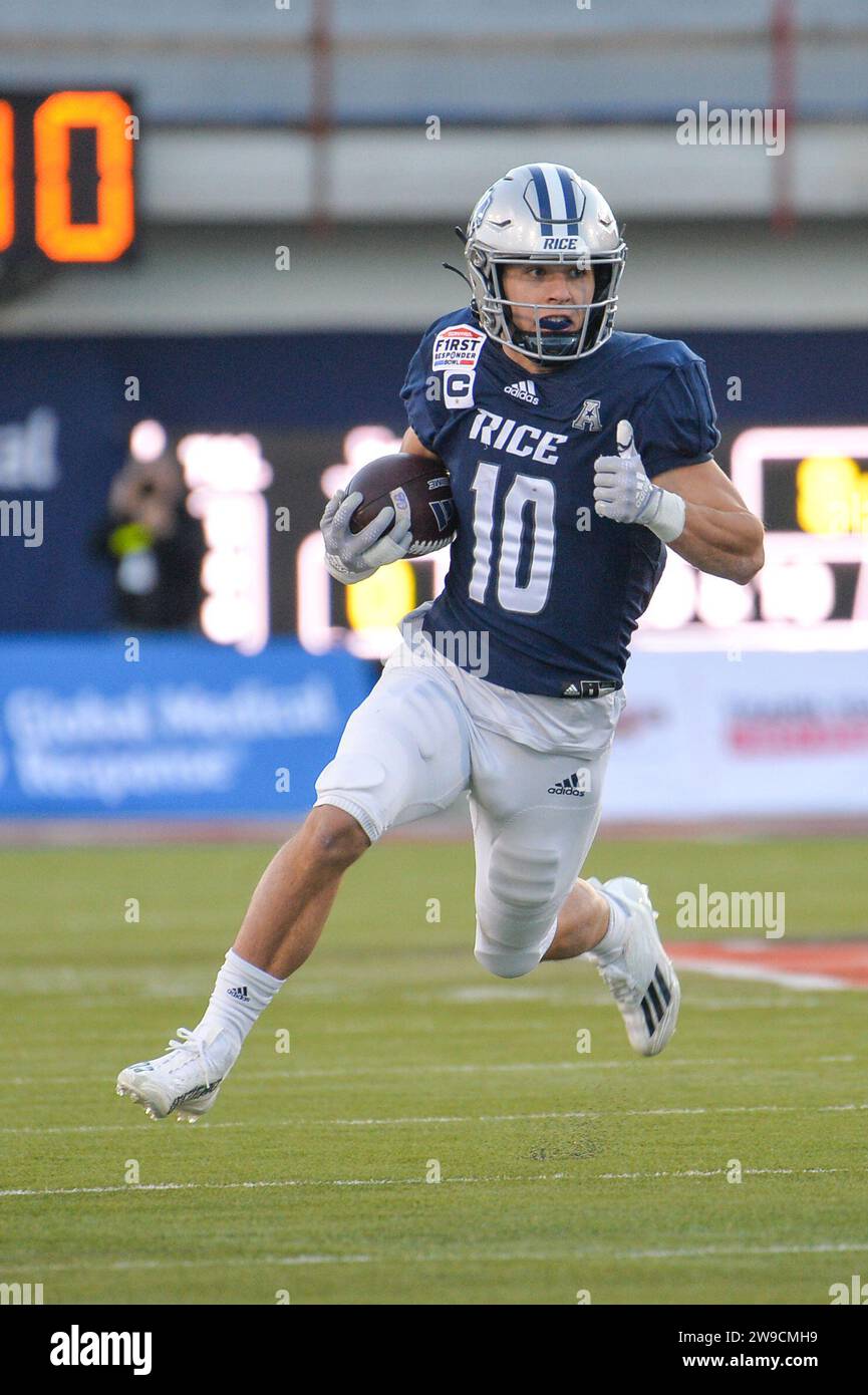 December 26, 2023: Rice Owls wide receiver Luke McCaffrey (10) carries ...